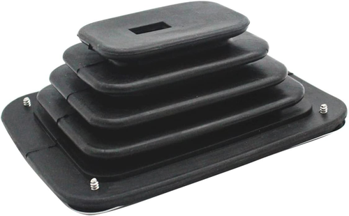 Universal Small Rubber Shifter Boot Kit with Chrome Plate Fits GM350 ...