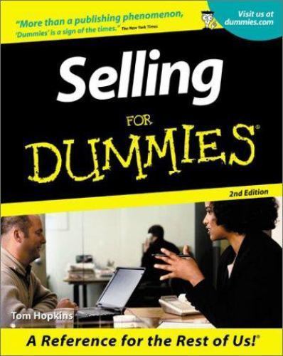 Selling For Dummies, Hopkins, Tom, 9780764553639 9780764553639 | eBay