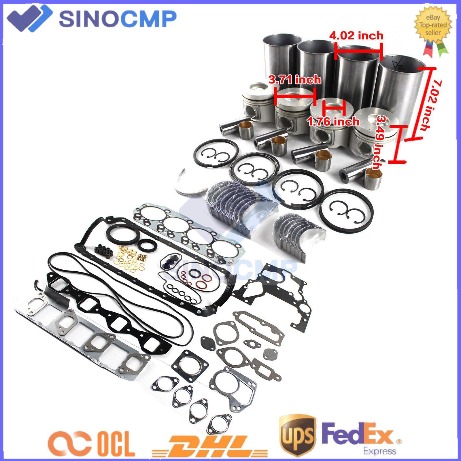 4JH1(T) Engine Overhaul Rebuilt Kit for Isuzu 3.0L Rodeo ELF NKR77 ...