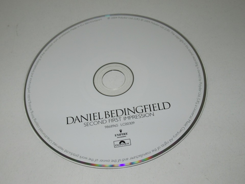 Daniel Bedingfield/Second First Impression (Polydor 9868965) CD Album ...