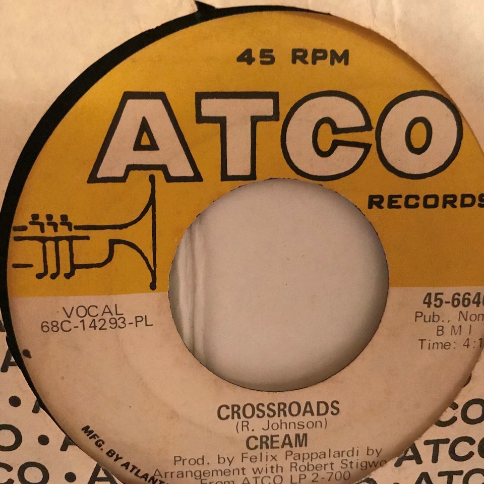 CREAM 45 7" SINGLE , CROSSROADS / PASSING THE TIME | eBay