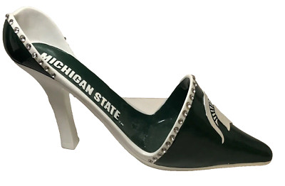 Michigan State Spartans High Heel Shoe Wine Bottle Holder Team Sports ...