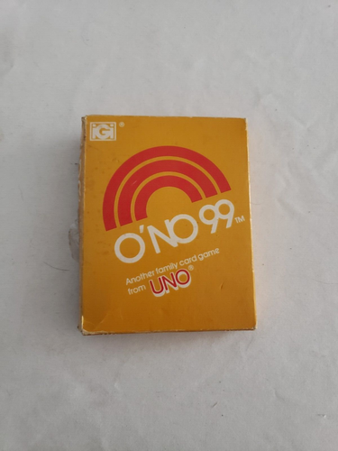 Vintage O'NO 99 Card Game From UNO 1980 Sealed Chips Instructions | eBay