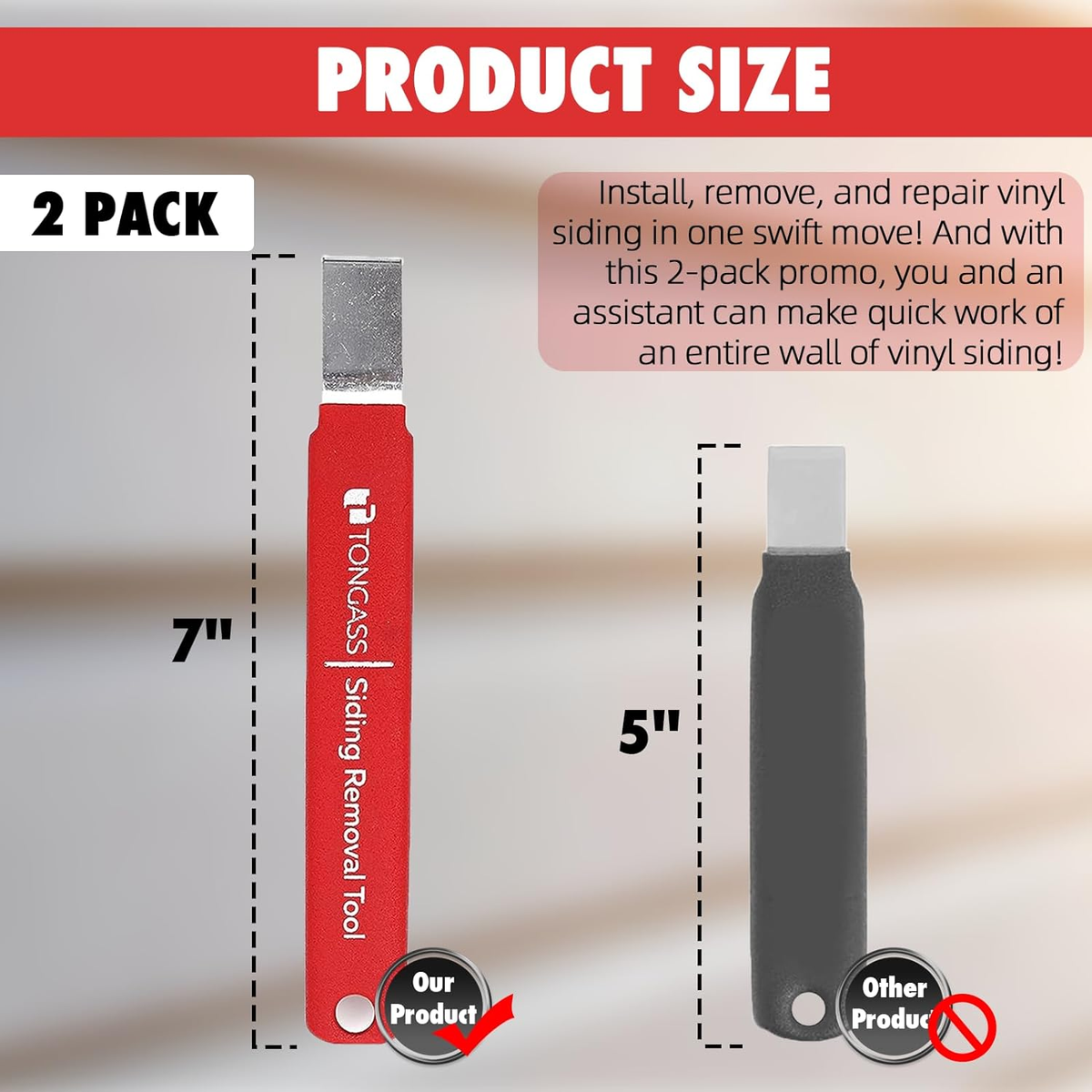 Vinyl Soffit Removal Tool Vinyl Side Removal Tool Non Slip Handle