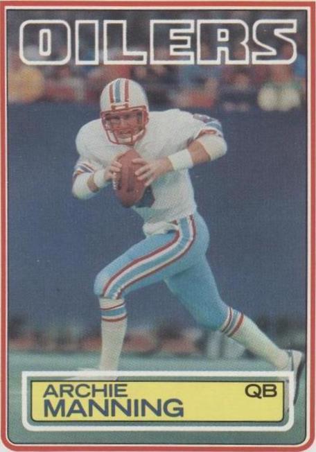1983 Topps Archie Manning #278 for sale | eBay