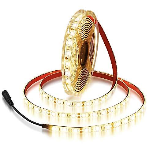 16.4ft Warm White 3500k 5050 Smd Led Flexible Strip Ribbon Light 5m 300 ...