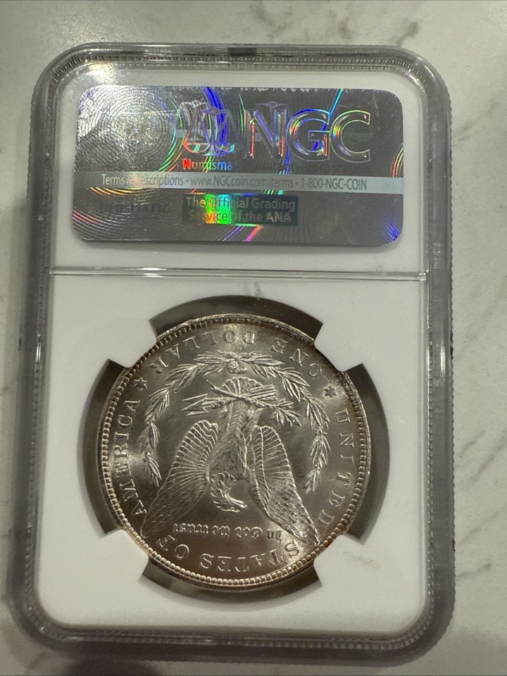1884-CC MS64 Morgan Silver Dollar NGC Certified - White Beautiful Coin ...