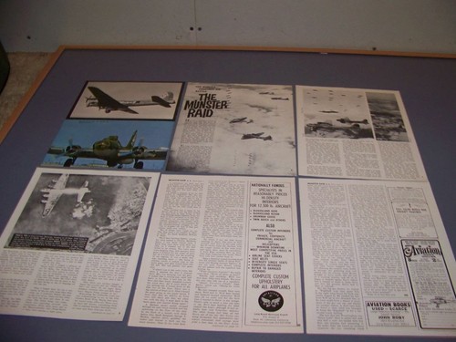 VINTAGE..B-17 "THE MUNSTER RAID" HISTORY..HISTORY/DETAILS..RARE!..(884L ...