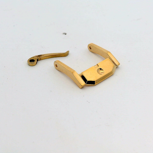 Ladies Movado Stainless Steel Gold-Tone 14mm Bar Opening Watch Buckle ...