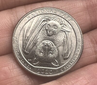 Rare Us 2020 Bat Samoa National Park Collectors- coin | eBay