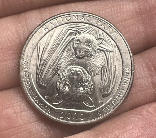 Rare Us 2020 Bat Samoa National Park Collectors- coin | eBay
