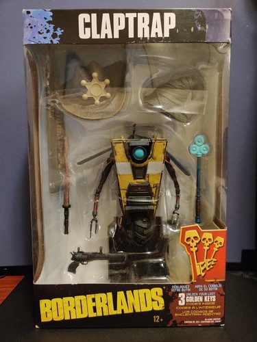 Borderlands McFarlane CLAPTRAP Deluxe Figure Golden Keys Edition Toy ...