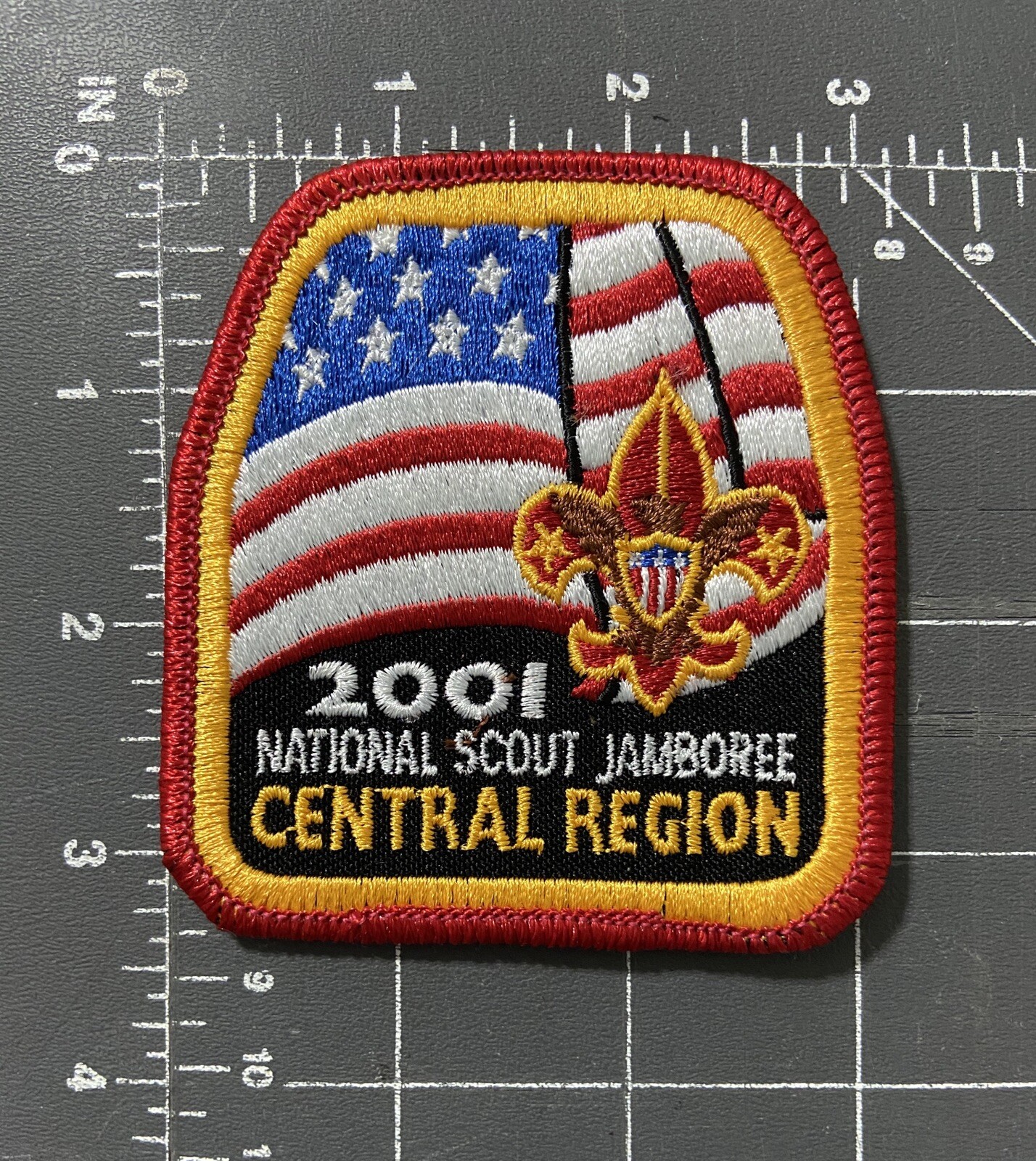2001 National Scout Jamboree Central Region Patch Badge Boy Scouts of ...