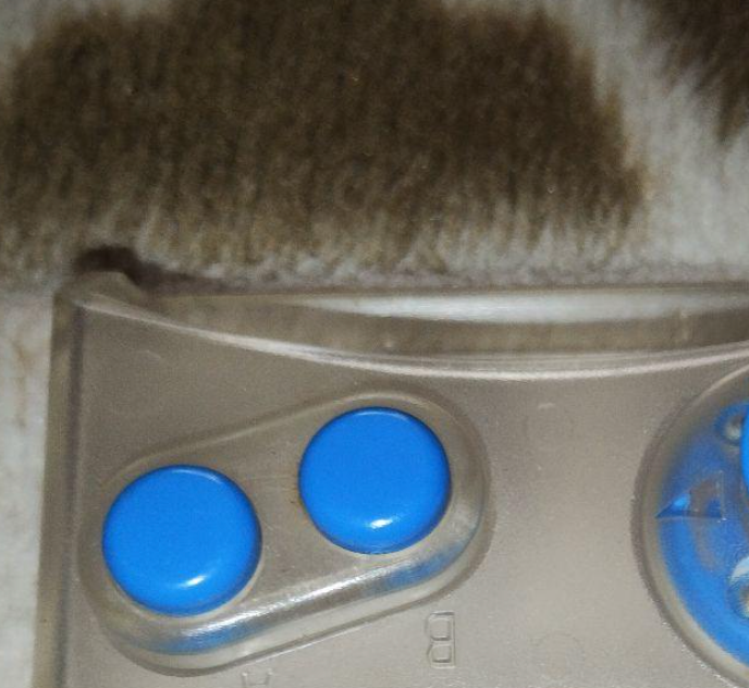 Nintendo Game boy color controller clear blue button rare used junk for ...