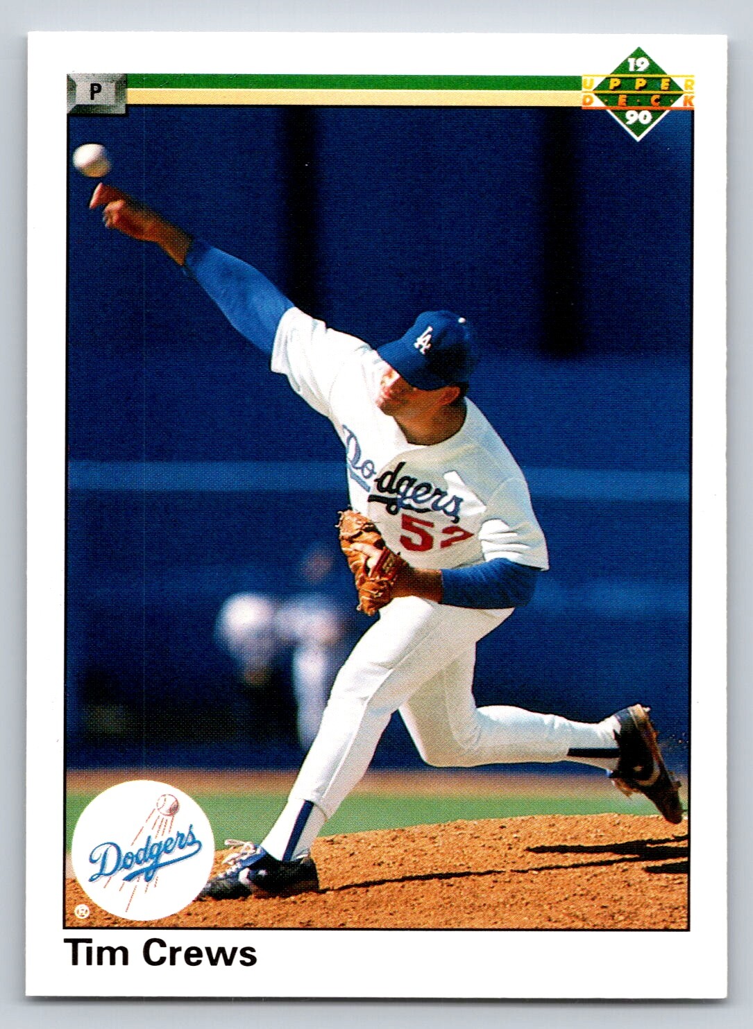 #670 Tim Crews Los Angeles Dodgers 1990 Upper Deck | eBay