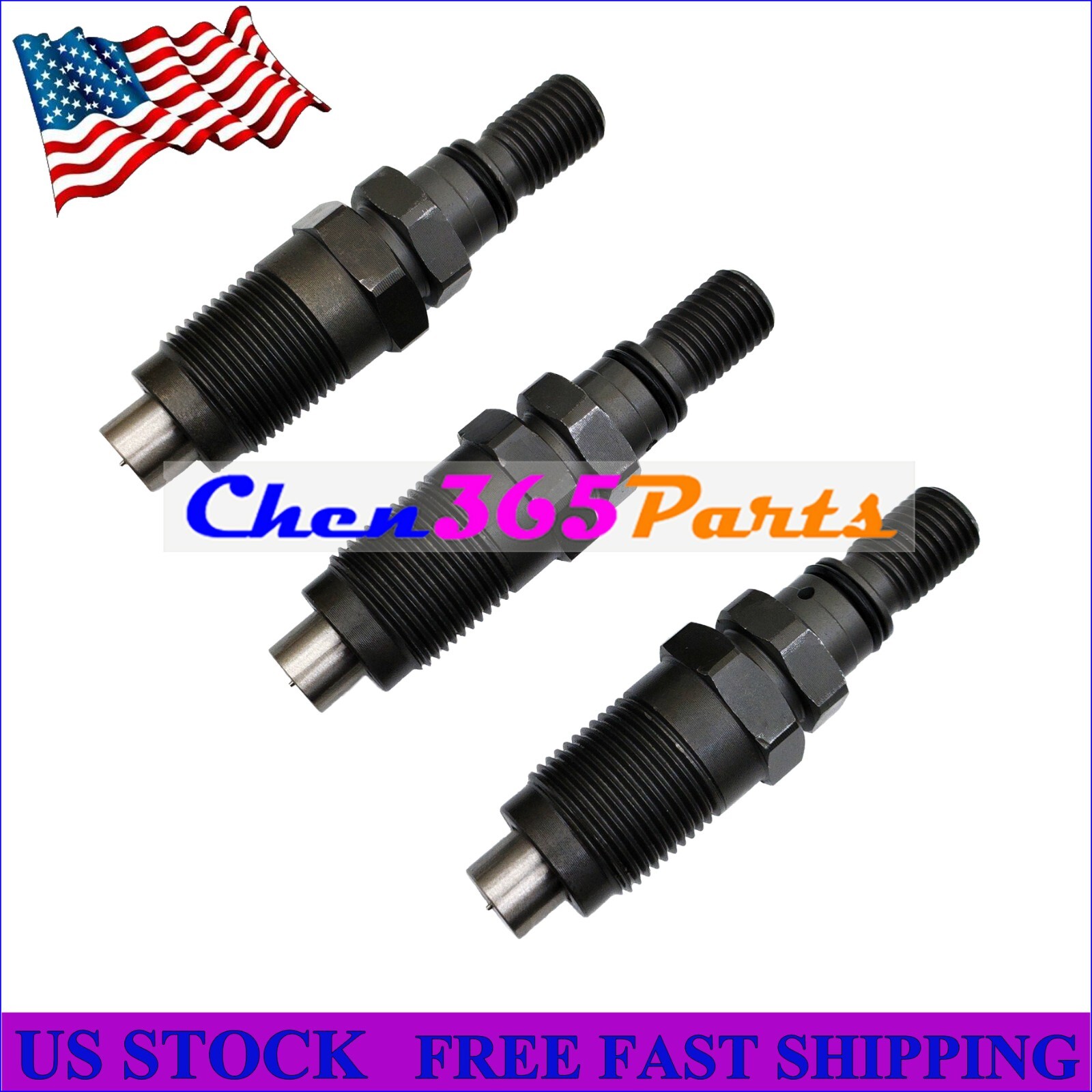 3 pcs Fuel Injectors for John Deere F915 F925 F935 Gator 4x2 6x4 HPX ...