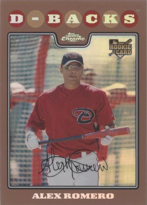 2008 Topps Chrome - Alex Romero #202 Copper Refractor /599 for sale ...