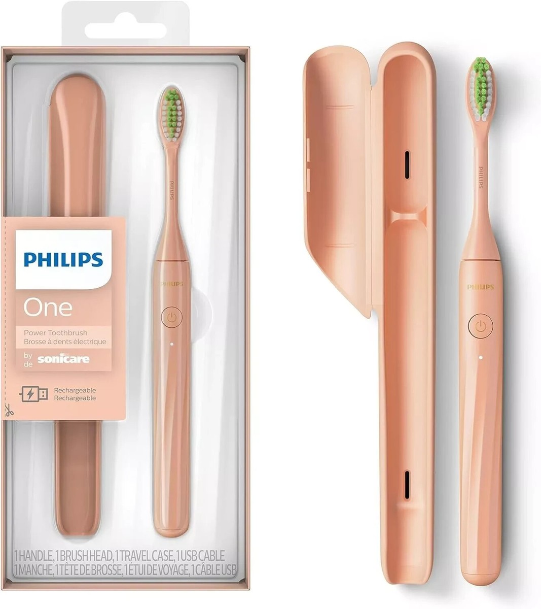 Philips Sonicare One by Sonicare Rechargeable Toothbrush Shimmer HY1200 25 eBay