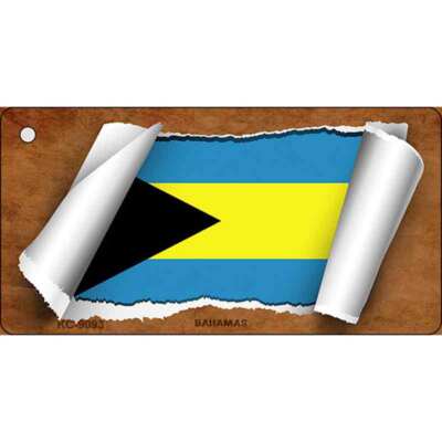 Bahamas Flag Scroll Novelty Aluminum Key Chain KC-9093 | eBay