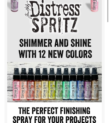 Ranger Tim Holtz DISTRESS SPRITZ SPRAYS- All 12 Colors- IN STOCK ...