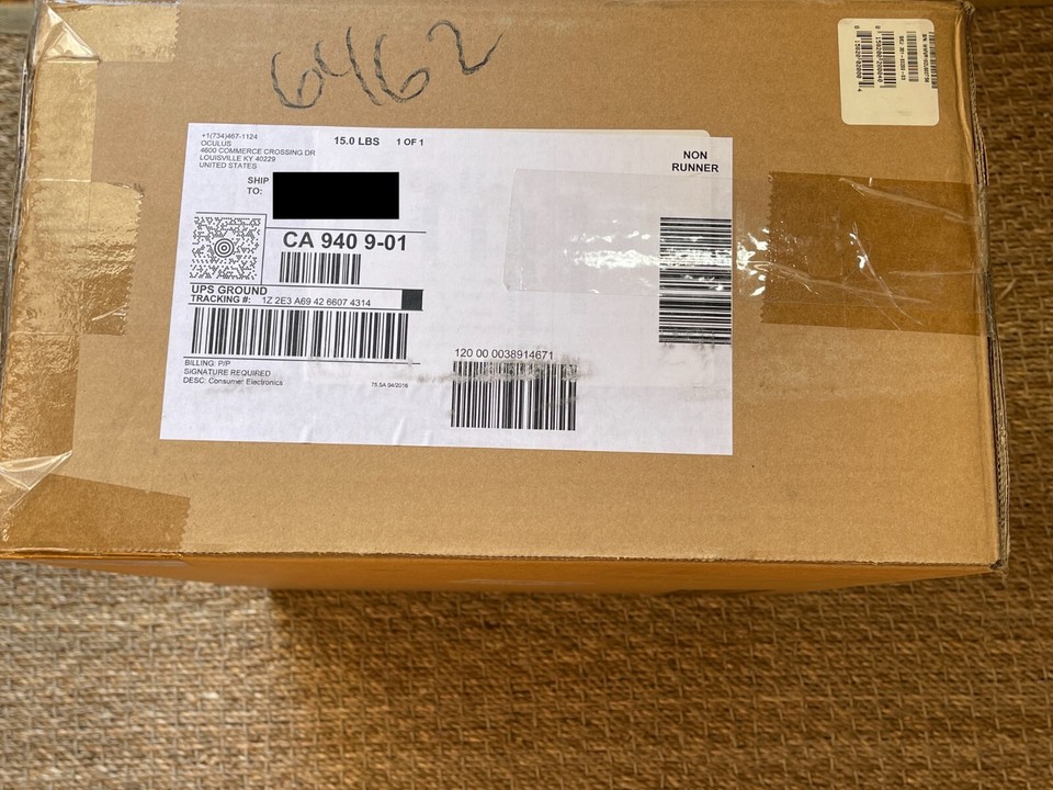 Oculus Rift CV2 VR Virtual Reality Headset System - Brand New Sealed ...