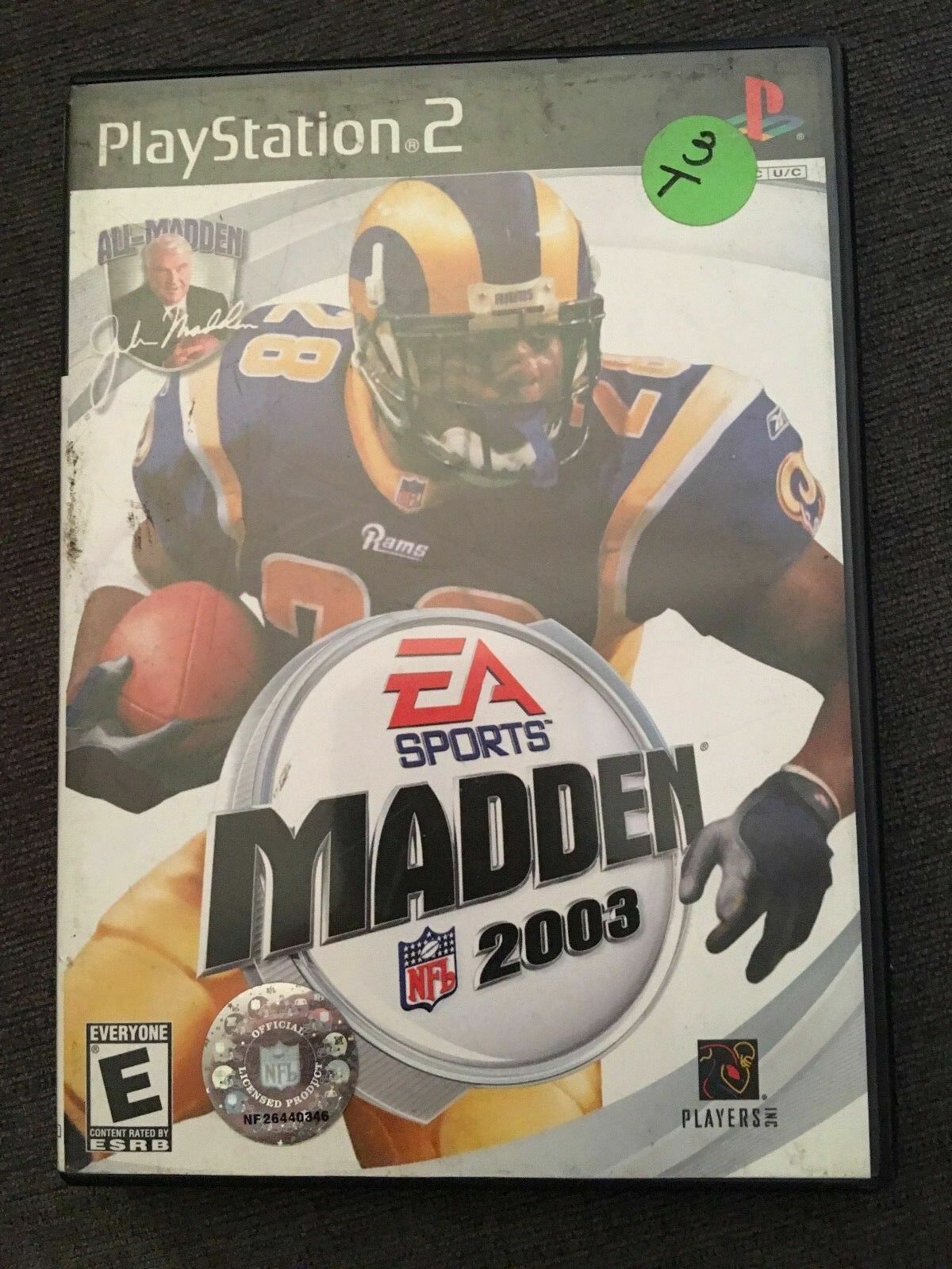 MADDEN 2003 - PS2 - COMPLETE WITH MANUAL - FREE S/H - (C6) | eBay