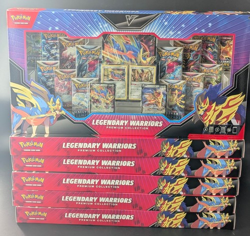Lot (6) Pokemon TCG Legendary Warriors Premium Collection Boxes Sealed ...