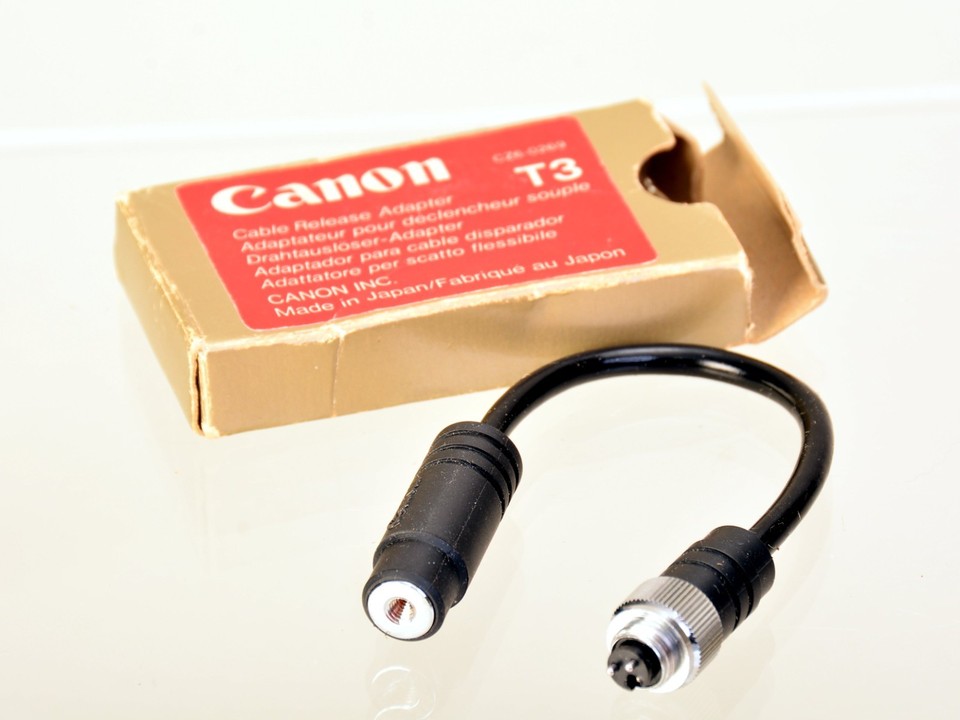 Canon Cable Release Adapter T3 for SLRs with T3 type terminal: T70 T90 ...