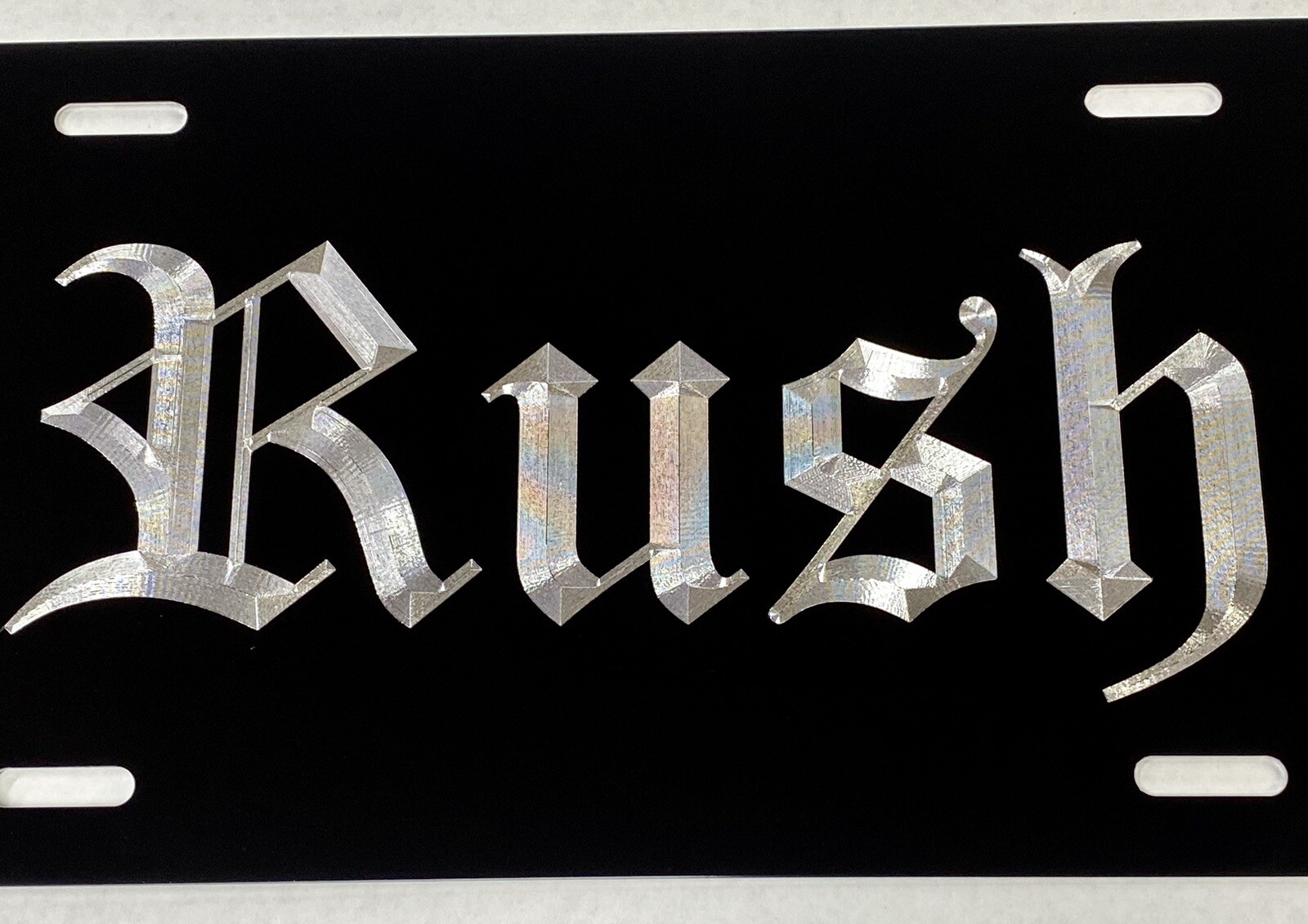 3D Engraved Custom Personalized YOUR Name Diamond Etched License Plate ...