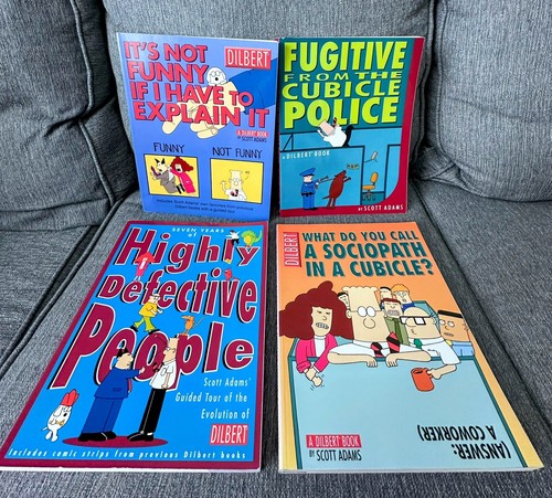 Dilbert 4 Book Lot By Scott Adams Comic Books Various Titles Paperback ...