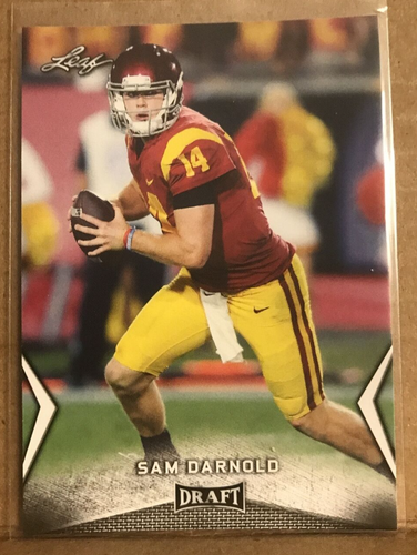 Sam Darnold 2018 Leaf Draft Rookie Card #54 USC Trojans/Carolina ...
