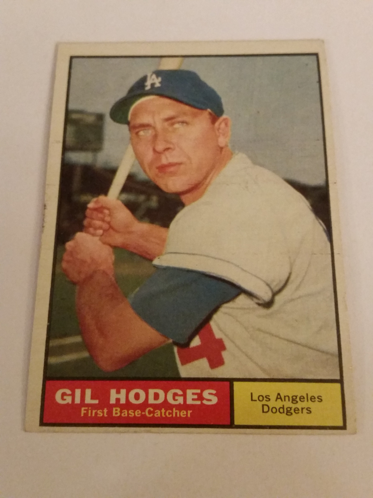 1961 Topps #460 Gil Hodges : Los Angeles Dodgers | eBay