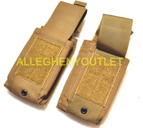 SET OF 2 NEW US Military USMC SPEED RELOAD MAGAZINE Mag POUCH Coyote ...