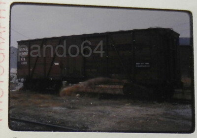 RR TRAIN Slide CV Central Vermont Box Car #4369 Portland ME 1980 BB16 ...