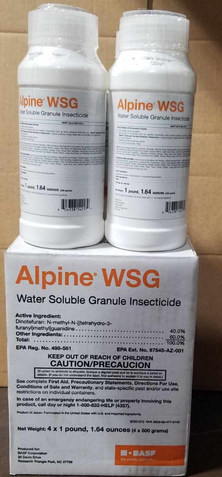 Alpine WSG Water Soluble Granule (4) X 500g Bottles New | eBay