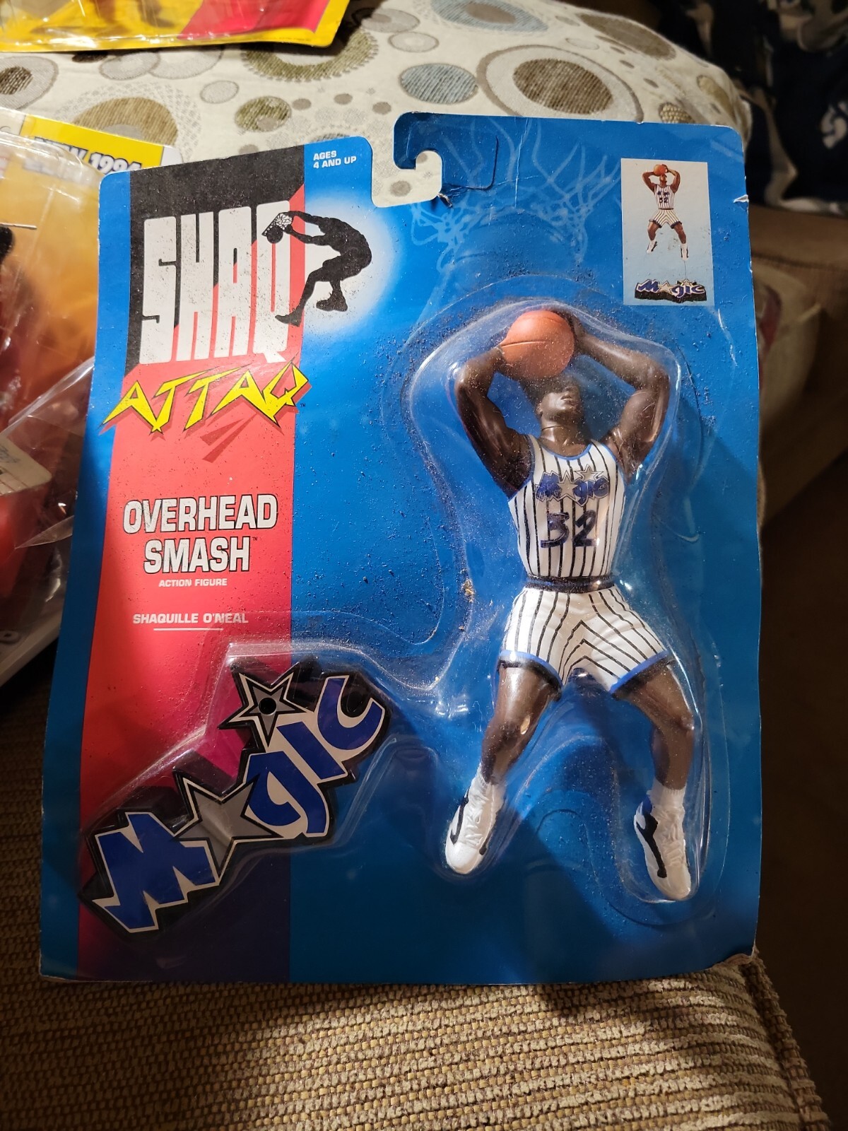 NBA-Shaq Attaq Overhead Smash Shaquille O'Neal-Kenner Action Figure | eBay