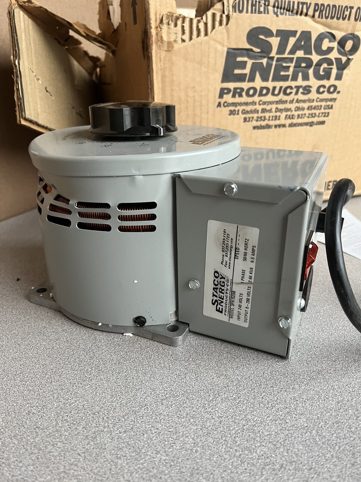 STACO ENERGY 3PN1520B Variable Transformer | eBay