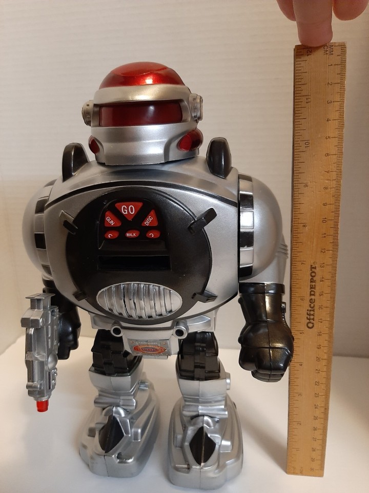 Pathfinder Programmable Robot Action Toy Talks Walks Shoots disc, Used ...