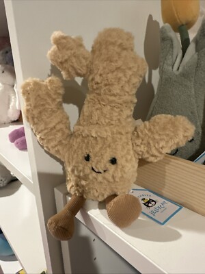 Jellycat AMUSEABLE GINGER Soft Plush Toy CUTE Stuffed Spicy Fun Food ...