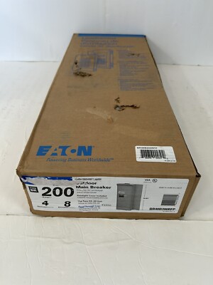 Eaton Cutler-Hammer Series 200 Amp Outdoor Main Breaker, BR48B200RFP ...