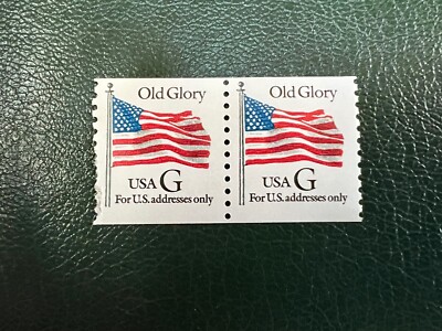 US - 1994 - (32 Cents) Non-Denominated G Stamp Coil Pair #2892 Mint NH ...