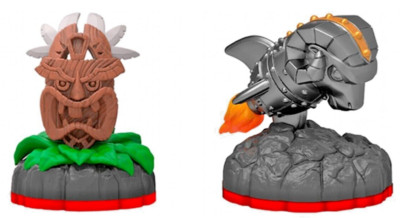 Skylanders Trap Team Tiki Speaky & Rocket Ram Magic Items | eBay