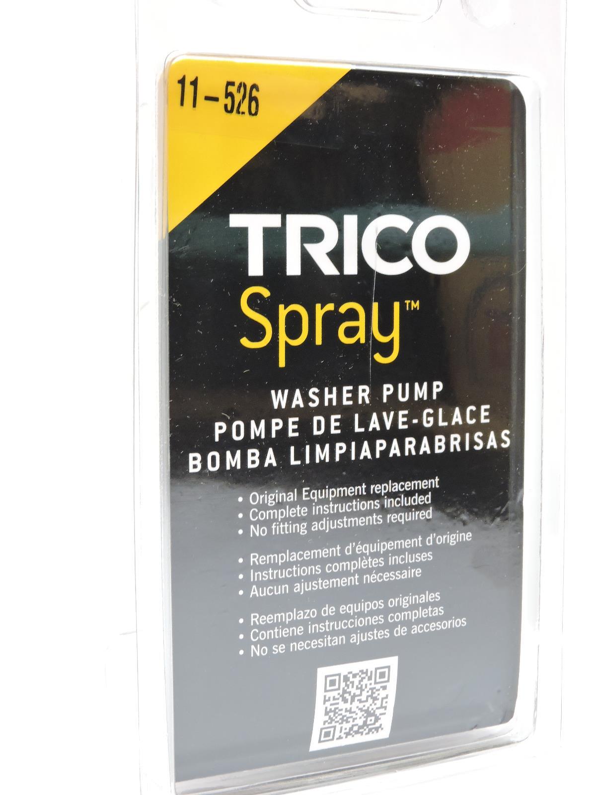 TRICO Spray Windshield Washer Pump (11-526) Fits Chrysler, Dodge, Jeep ...