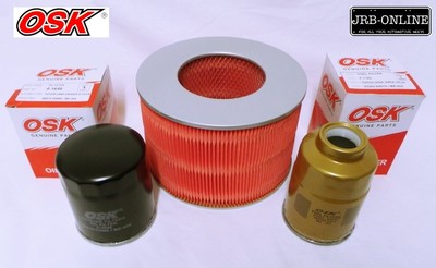 Toyota Coaster Bus HZB30 4.2 1HZ Diesel Oil Air Fuel Filter Service 90 ...