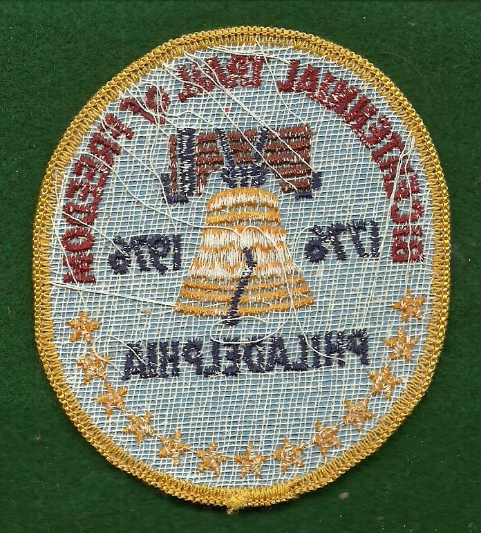 BOY SCOUT HISTORIC TRAILS PATCH - PHILDELPHIA BICENTENNIAL - FRE ...