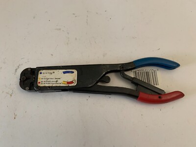 Amp / Tyco 59250 Red and Blue T head ratchet Crimp Crimper crimping ...