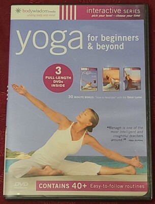 Yoga for Beginners & Beyond 3 full length DVDs (2010) USED Good ...