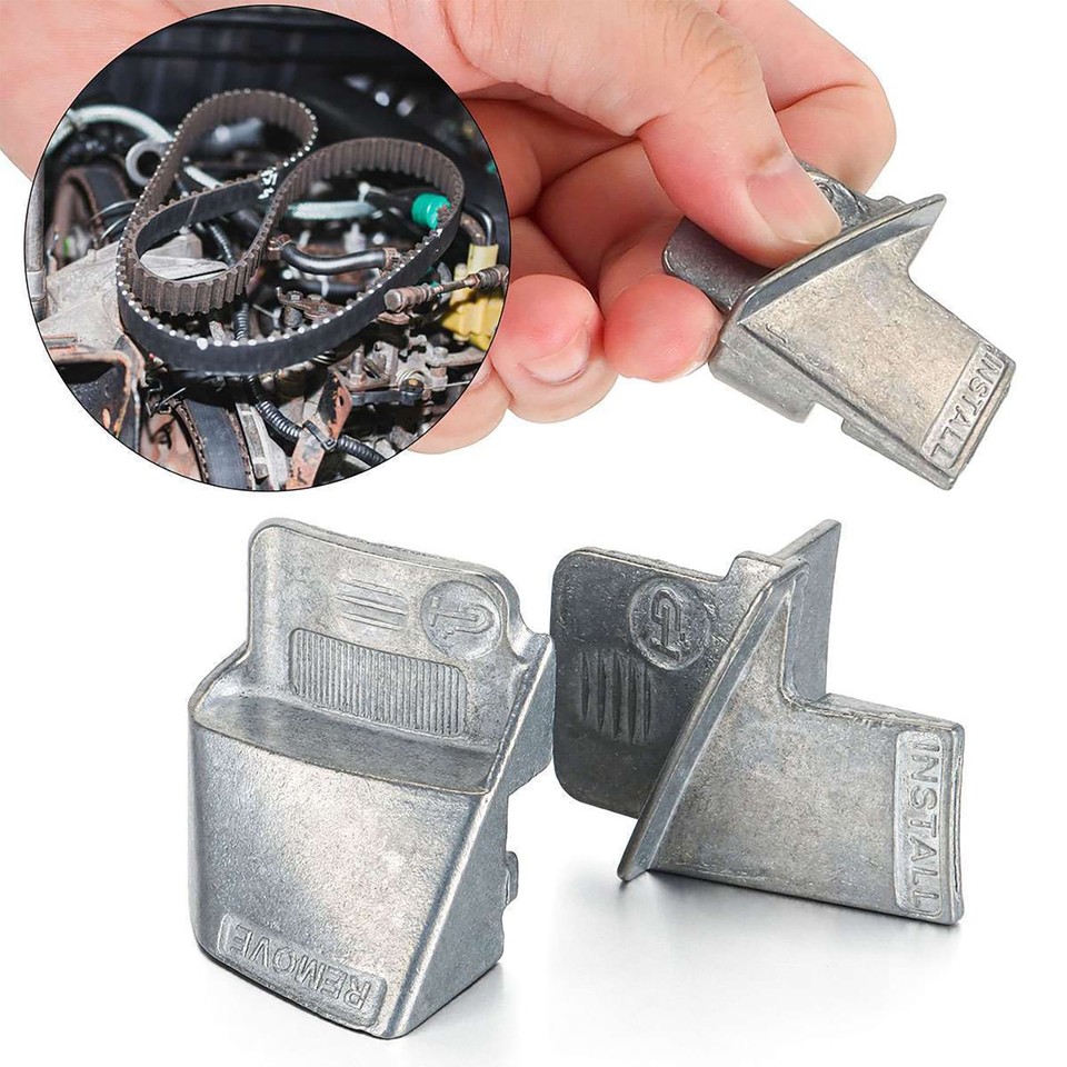 2PCS Metal Stretch Belt Remover & Installer Tool Part Set For Car Auto ...