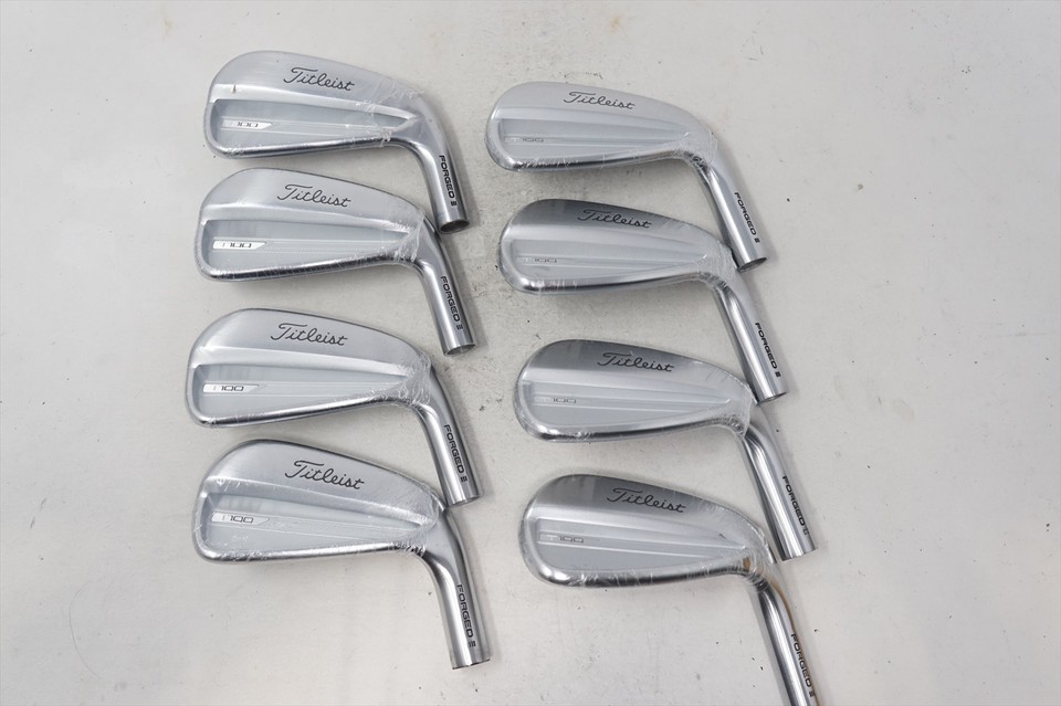 New Titleist 2023 T100 4-Pw, Gw Iron Set Club Head Only In Plastic | eBay