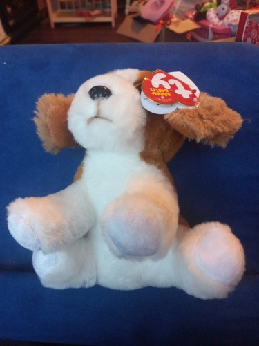 New 2020 TY Beanie Baby 6" BARKER the Spaniel Dog Stuffed Animal Toy ...